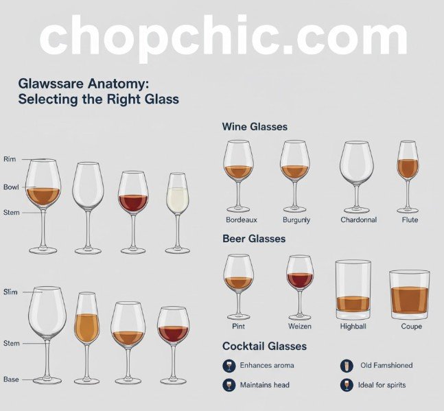 Glassware Anatomy: Selecting the Right Glass for Wine & Cocktails